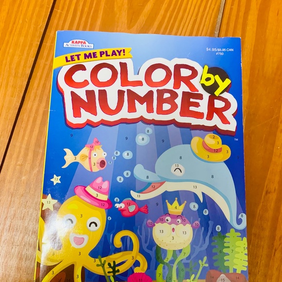 coloring | Toys | Color By Number Activity Book For Kids | Poshmark